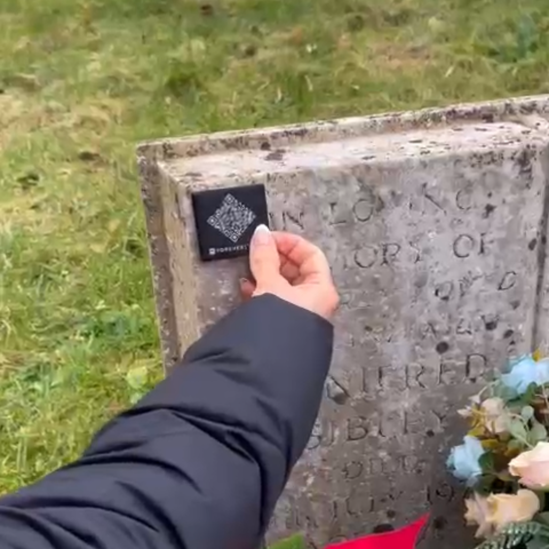 Forever Story Medallion & Digital Profile | QR Code Memorial